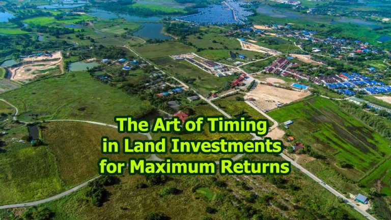 Guide to Perfect Land Investment Timing Maximum Returns